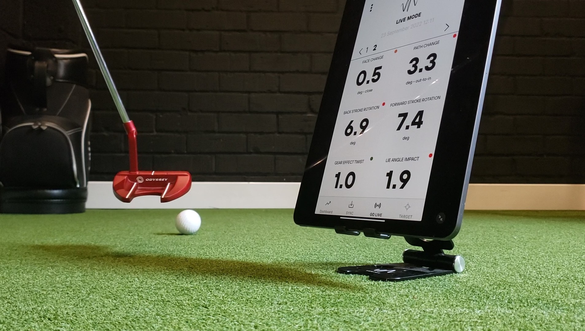 Golf Putting Motion Sensor. Live, Sync & Target Mode - Vertex Golf